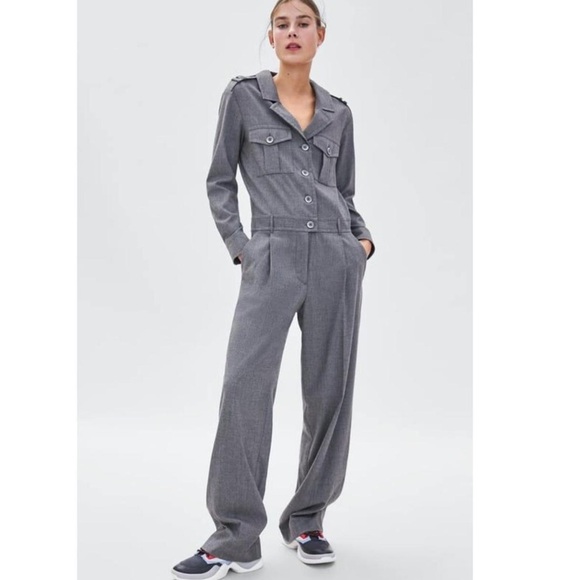 Zara | Pants & Jumpsuits | Zara Utility Jumpsuit | Poshmark